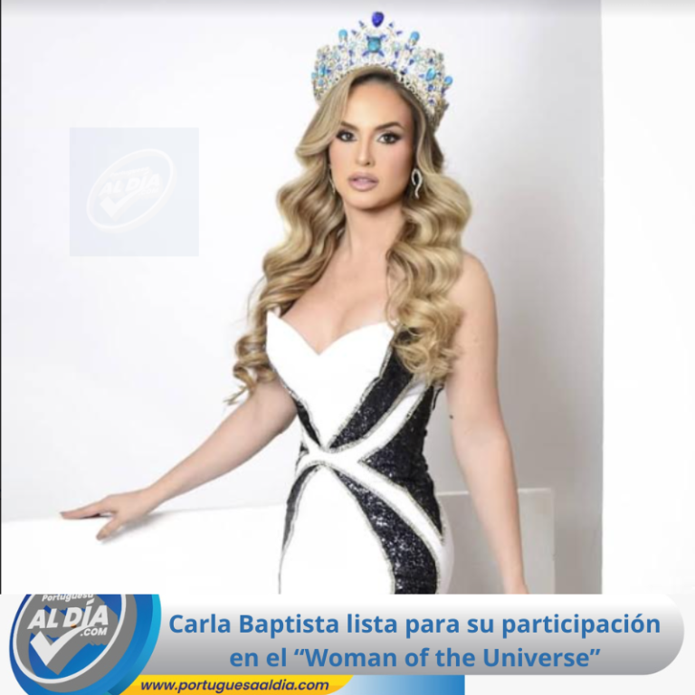 Carla Baptista lista para su participación en el “Woman of the Universe”