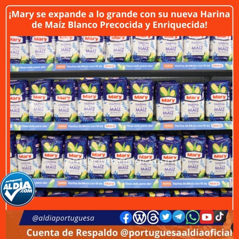 ¡Mary se expande a lo grande con su nueva Harina de Maíz Blanco ...